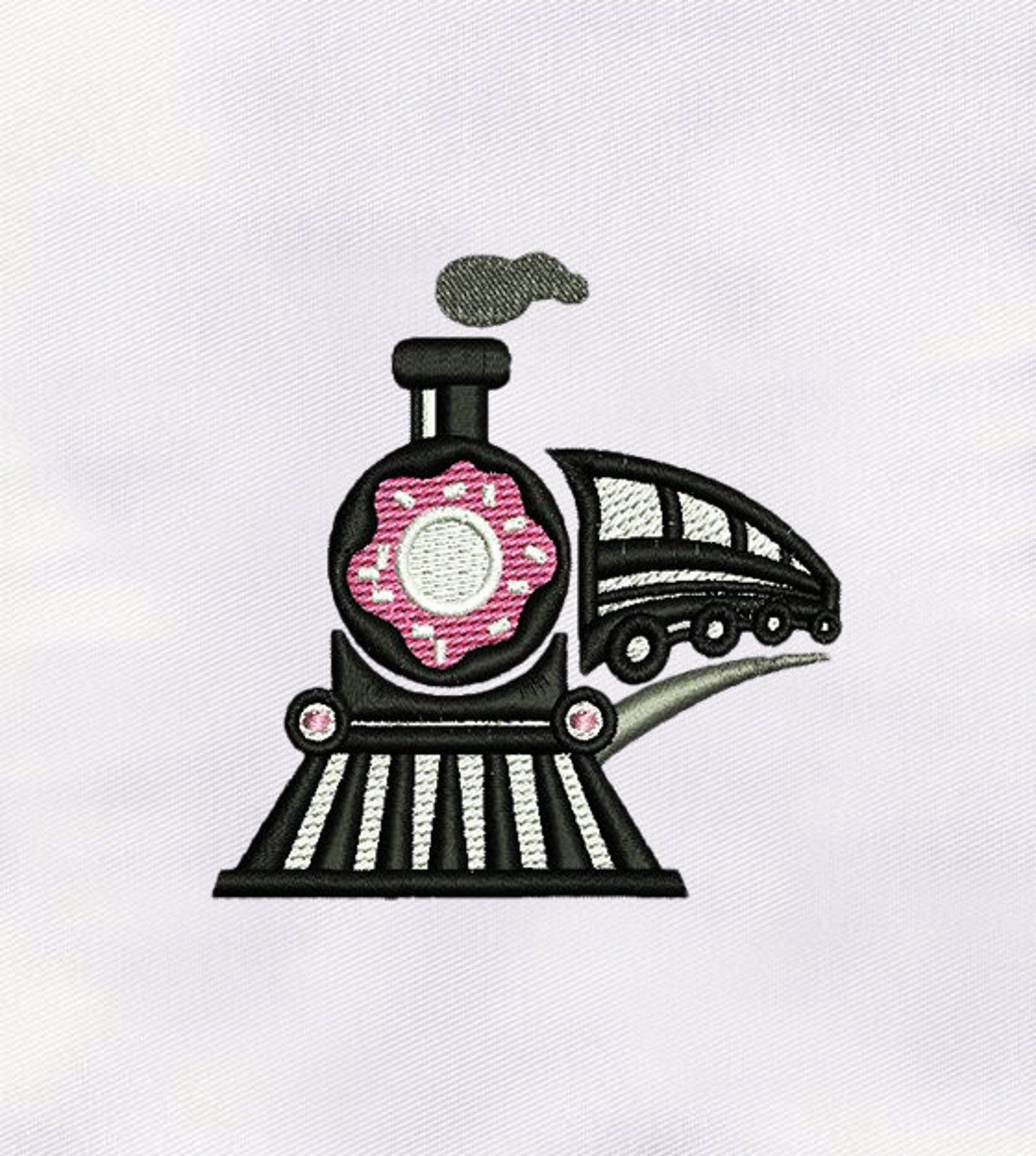 Train Engine Machine Embroidery Design Steam Train Embroidery Design ...