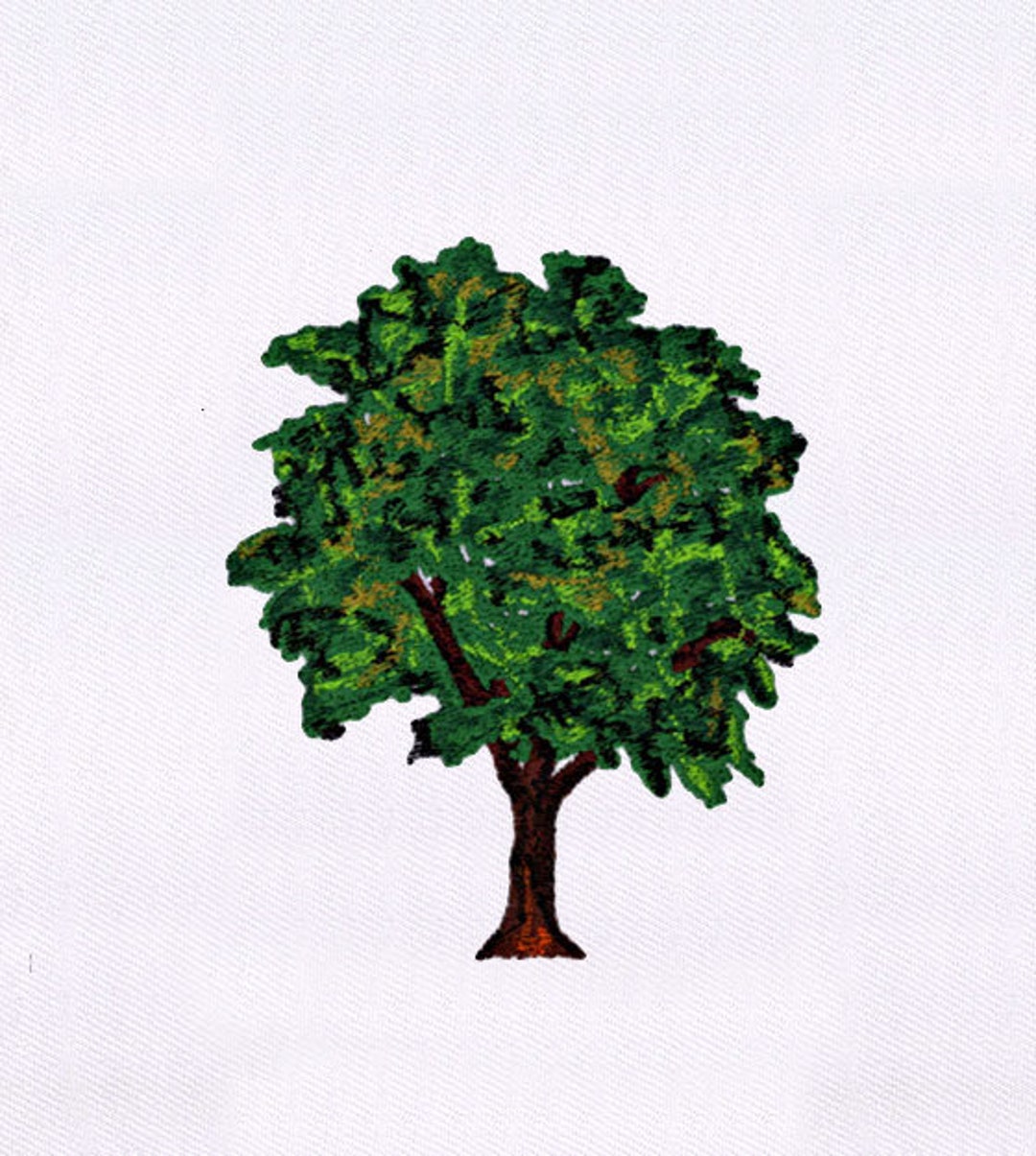 Beautiful Evergreen Tree Embroidery Design |plant Embroidery Design ...