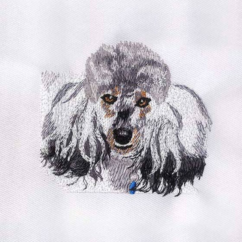 Poodle Embroidery - Etsy