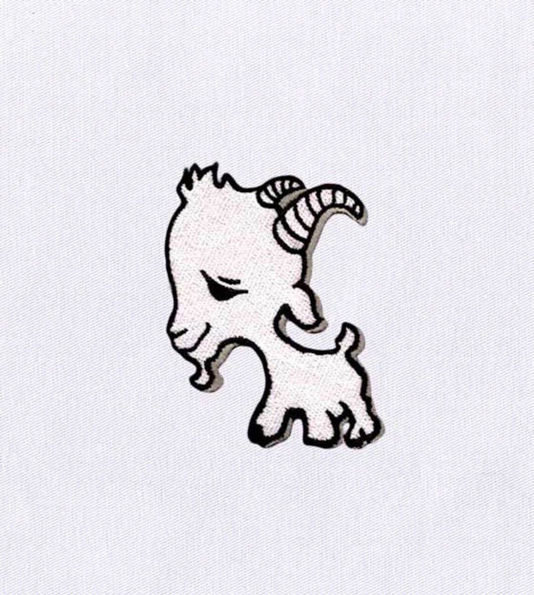 Miniature Goat Machine Embroidery Design | Animal Embroidery Design ...