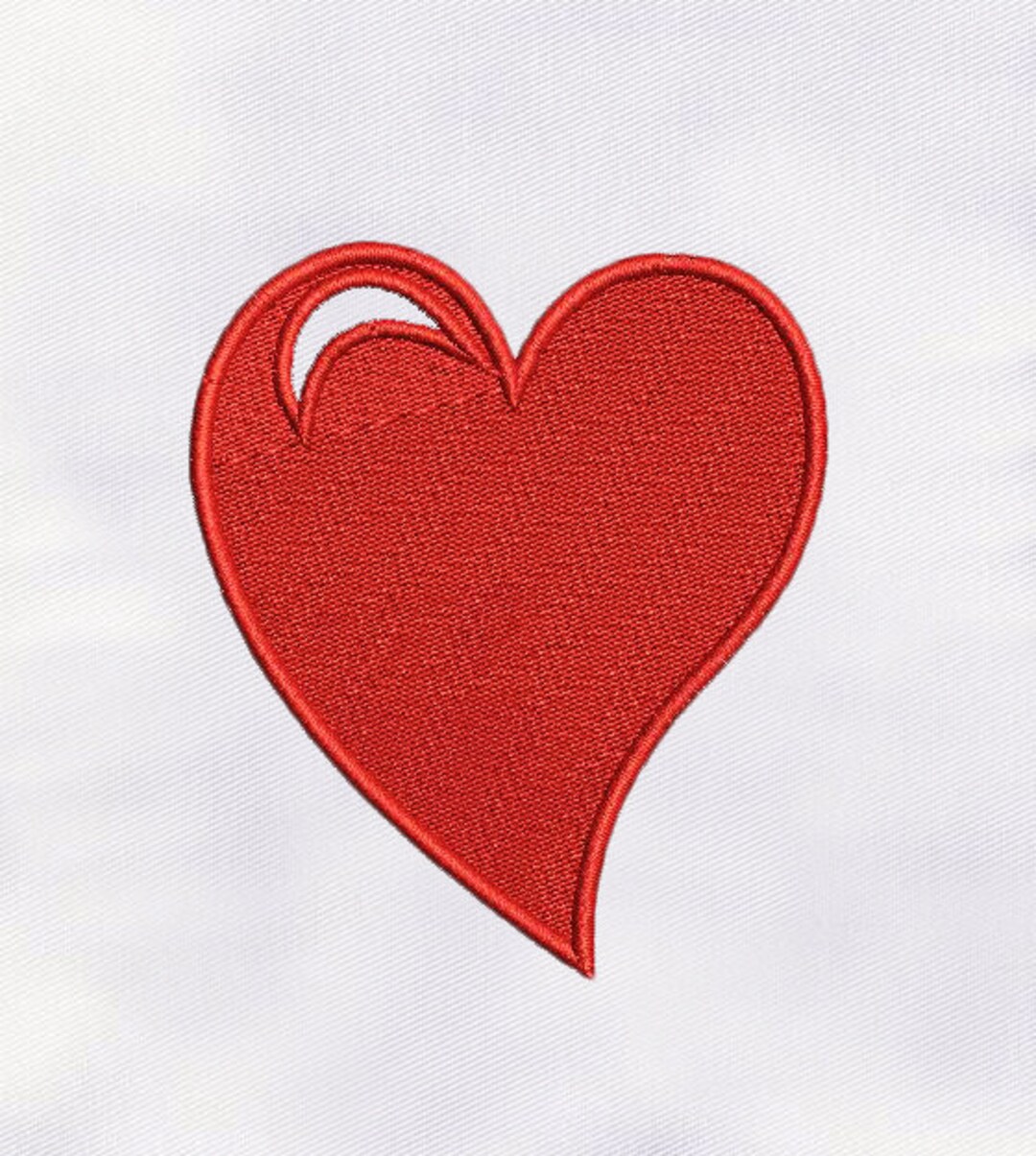 Heart Embroidery Design | Red Heart Machine Embroidery Design | Love ...