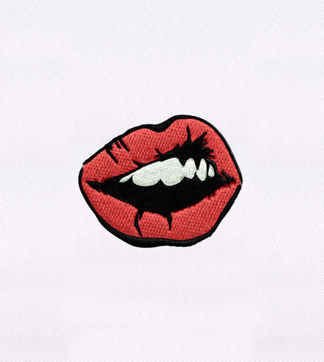Red Lips Embroidery Design | Lips Machine Embroidery Design | Lips ...