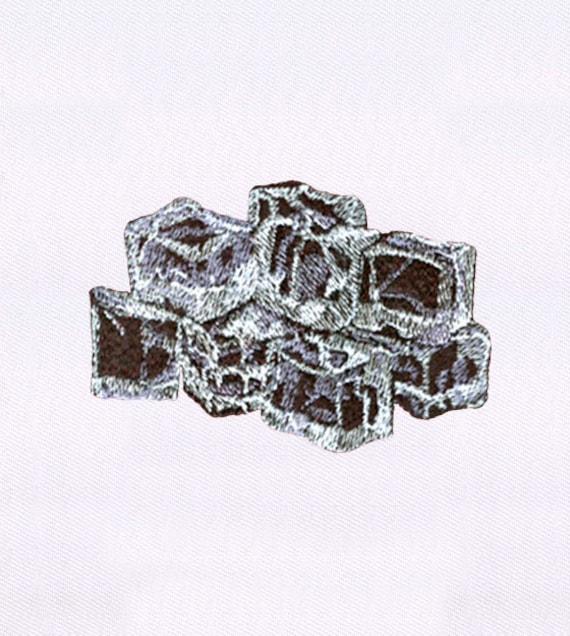 Ice Cubes Embroidery Design cold Embroidery Design melted | Etsy