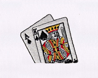 Ace of Spades Machine Embroidery Design - Etsy