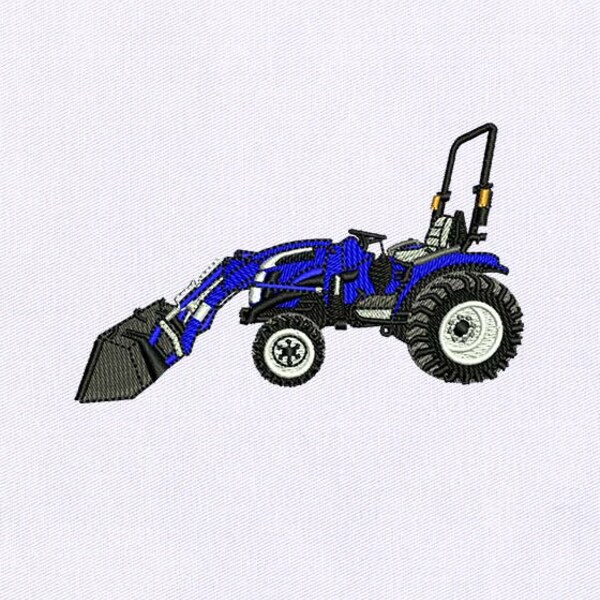Blue Tractor - Etsy
