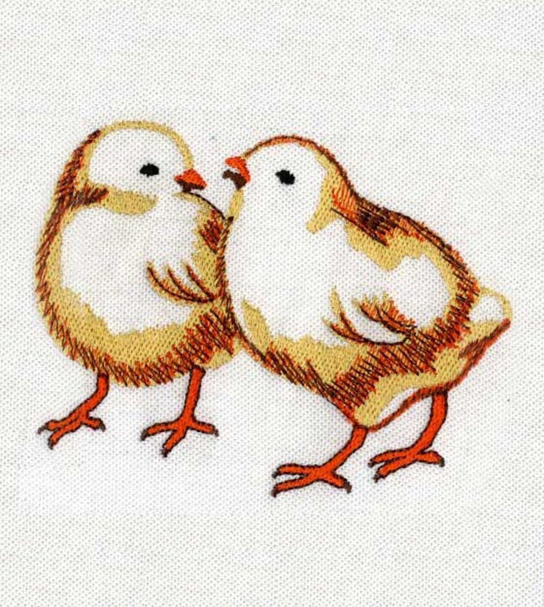 Playful Vibrant Chicks Digital Embroidery Design | Bird Embroidery ...
