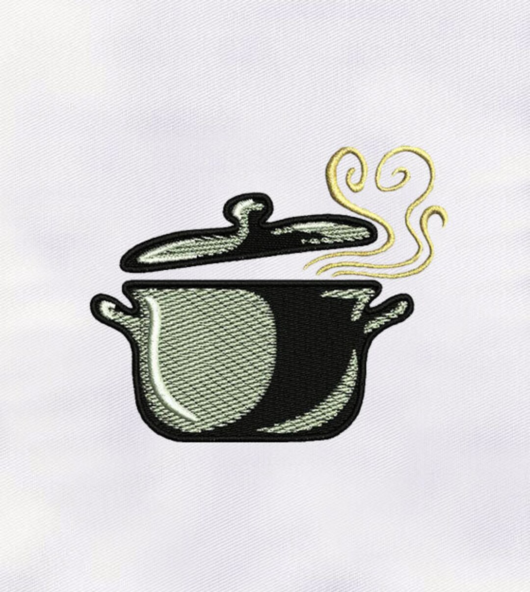 Cookware Embroidery Design | Pan Machine Embroidery Design | Kitchen ...