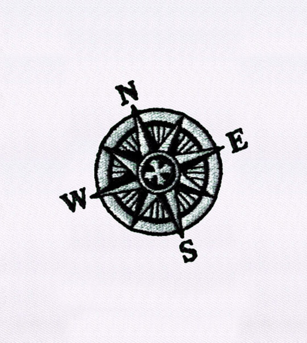 Classic Compass Machine Embroidery Design |compass Direction Embroidery ...