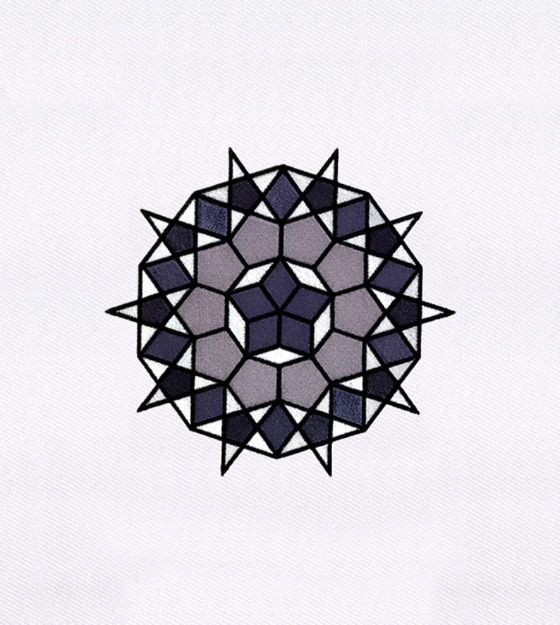 Monotone Art Deco Quilting Embroidery Design quilting DST - Etsy