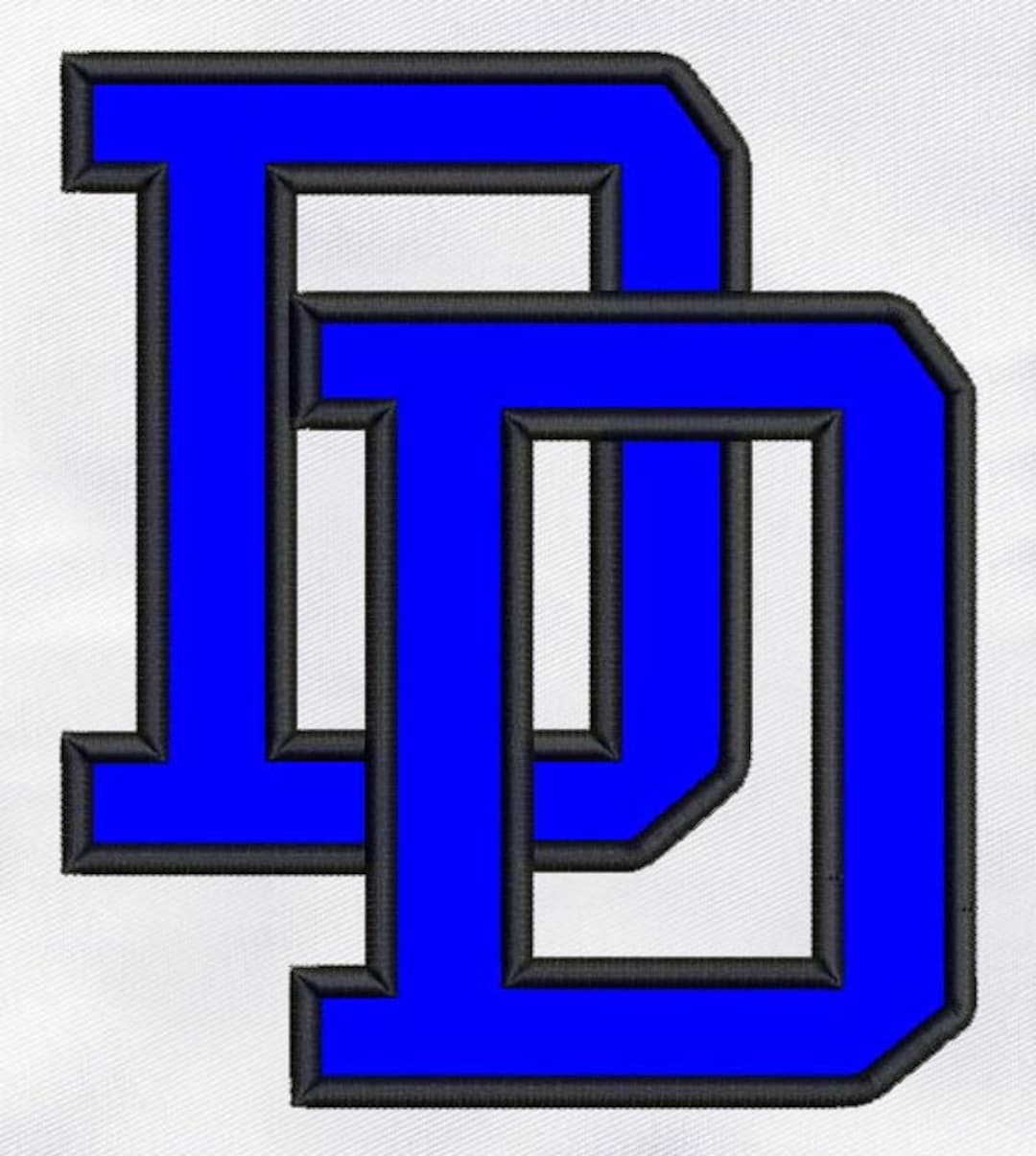 Double D Machine Embroidery Design | Alphabet Embroidery Design | Font ...