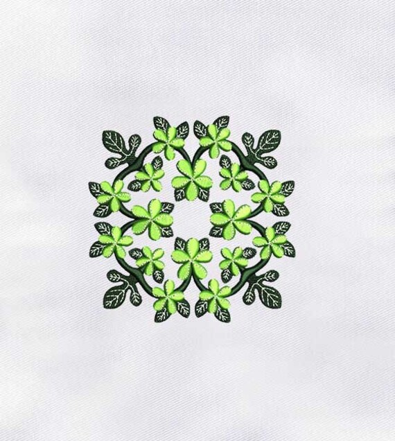 Beautiful Quilting Machine Embroidery Design Flower | Etsy