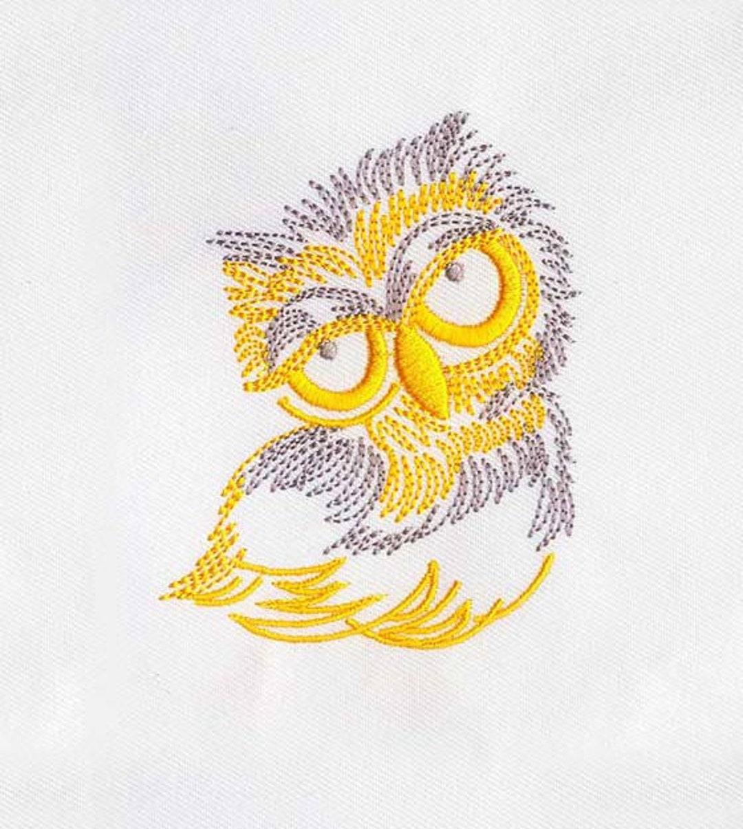 Dazzling Baby Owl Machine Embroidery Design | Bird Embroidery Design ...