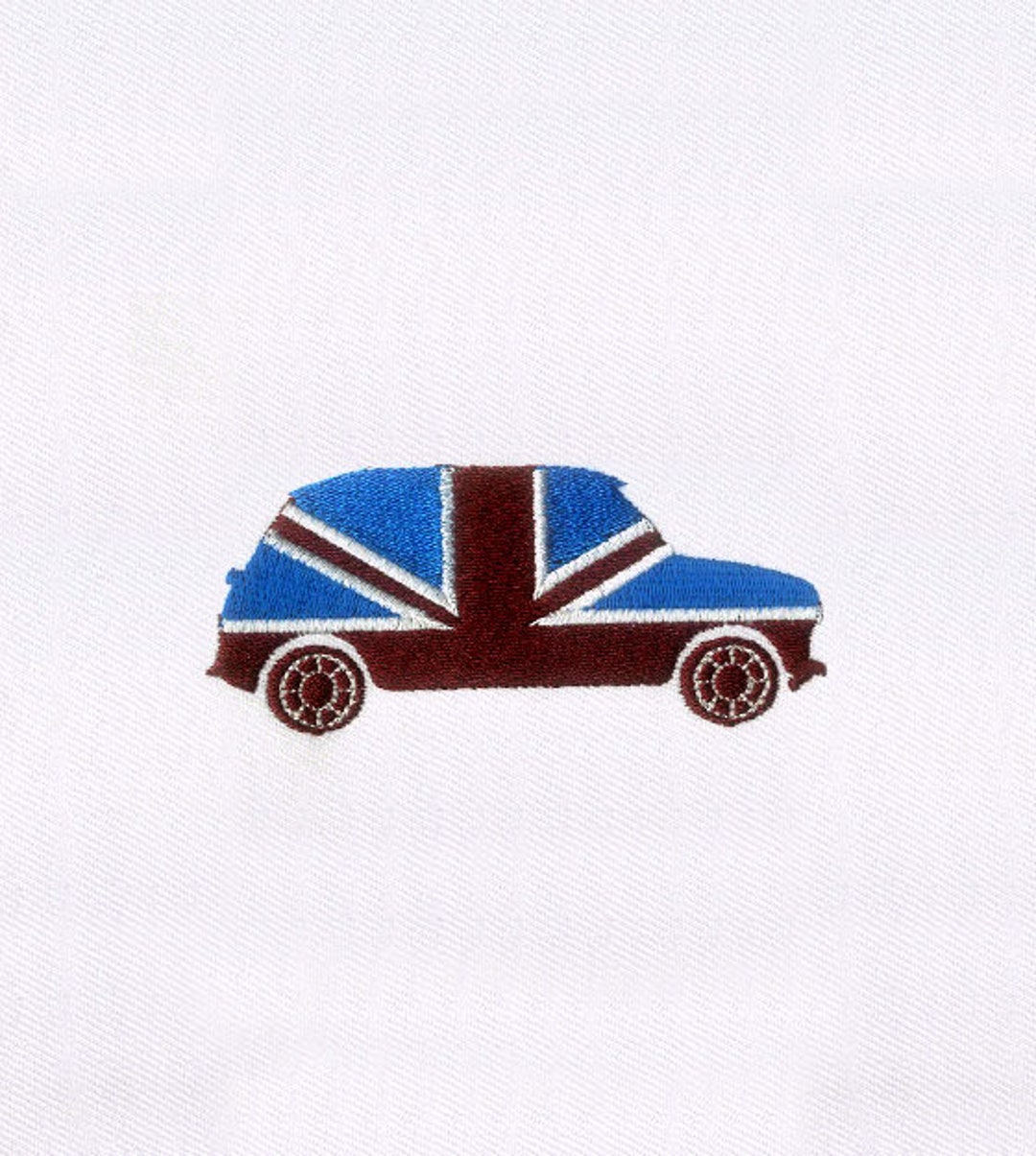British Hackney Carriage Car Embroidery Design | Vehicle Embroidery ...