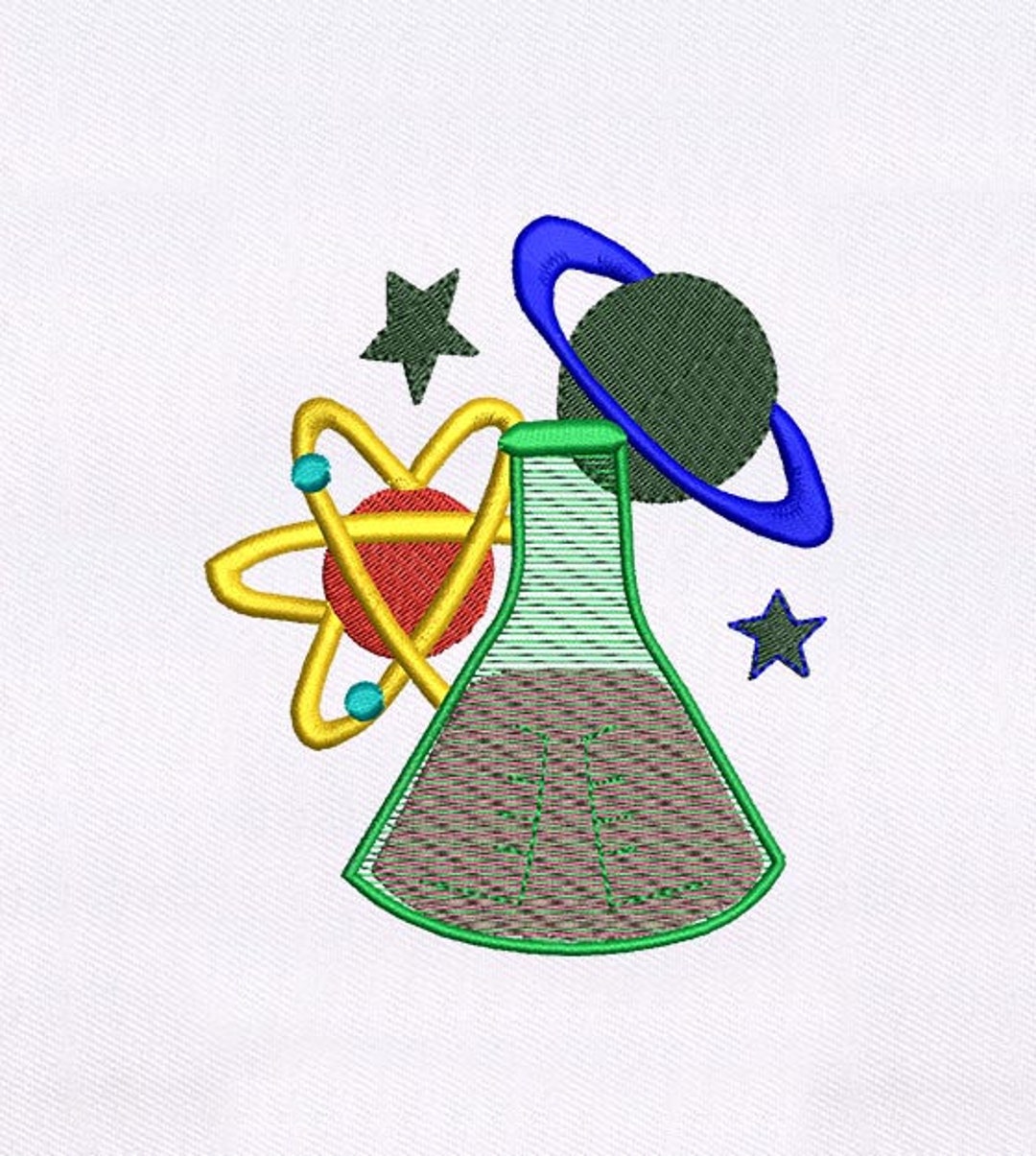 Chemistry Embroidery Design | Science Embroidery Design | Potion ...
