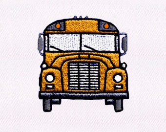 School Bus Machine Embroidery Design - Etsy