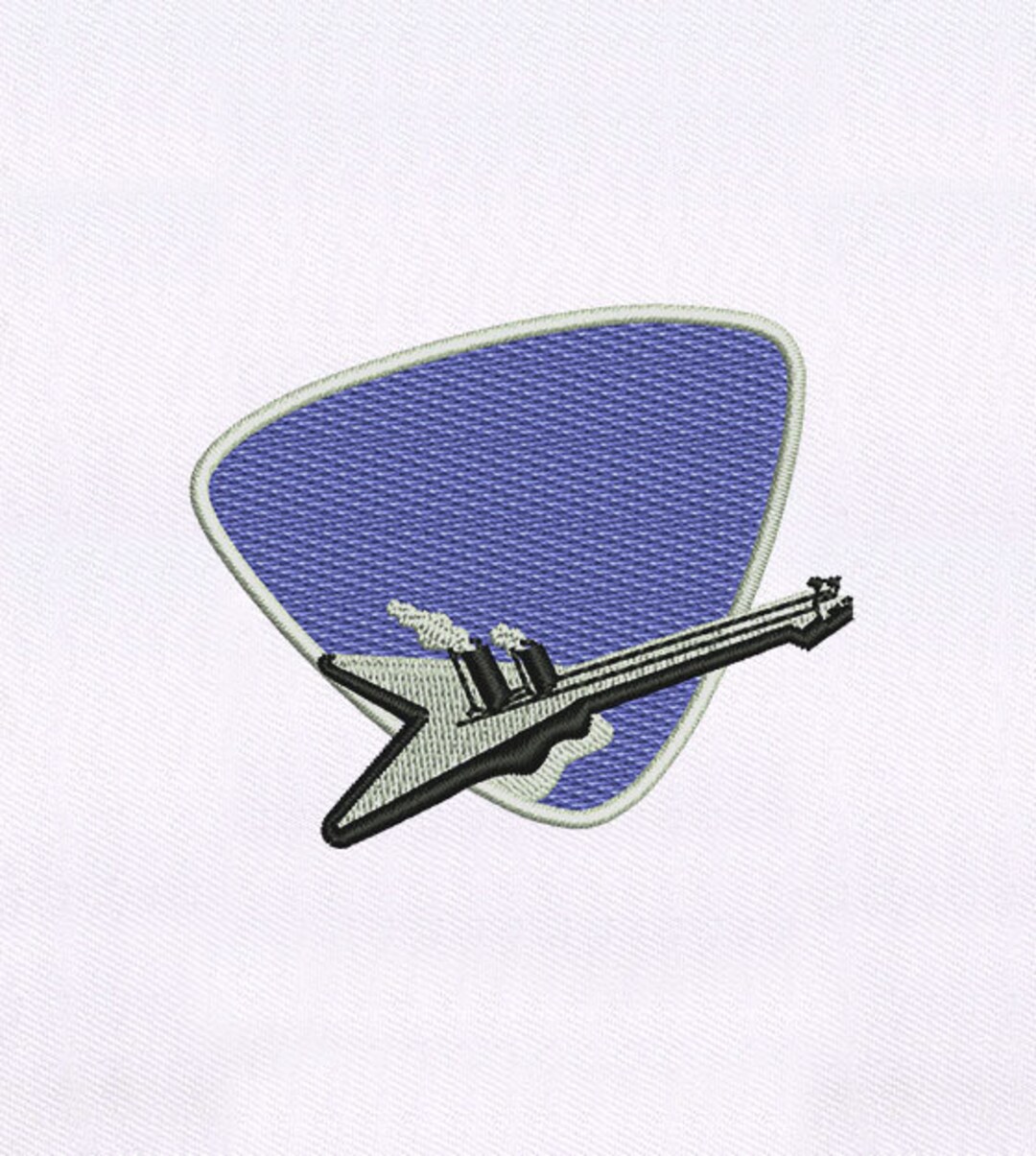Rockstar Guitar Embroidery Design |music Embroidery Design |guitar ...