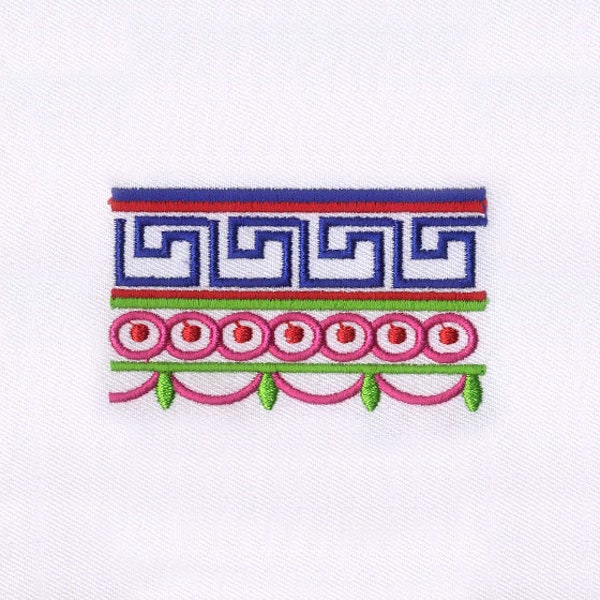 Geometric Machine Embroidery Design - Etsy