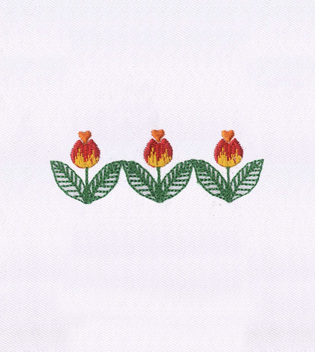 Detailed Flower Border Embroidery Design |floral Vine Embroidery Design ...