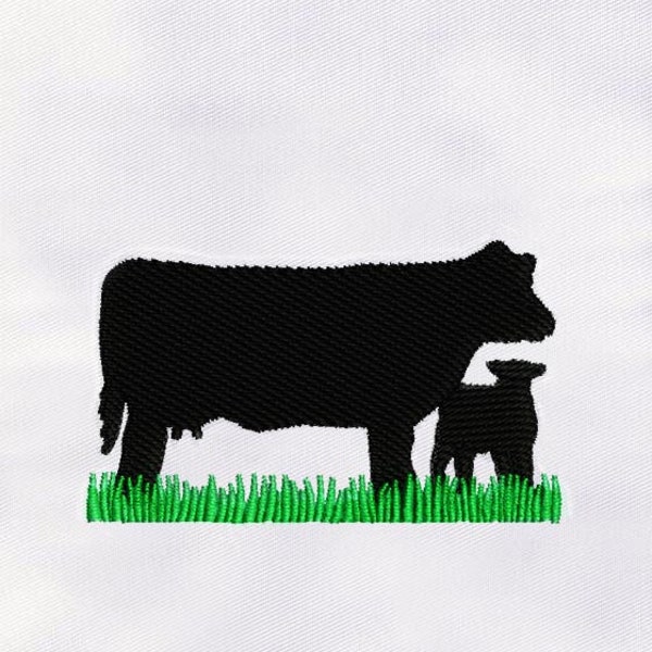 Cow Embroidery - Etsy