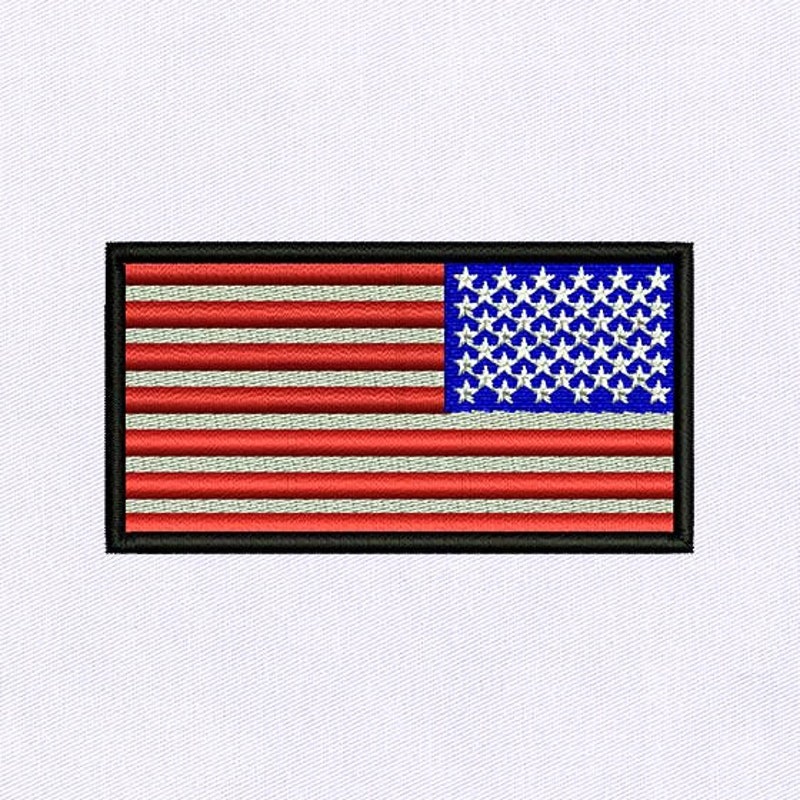 American Flag Embroidery - Etsy