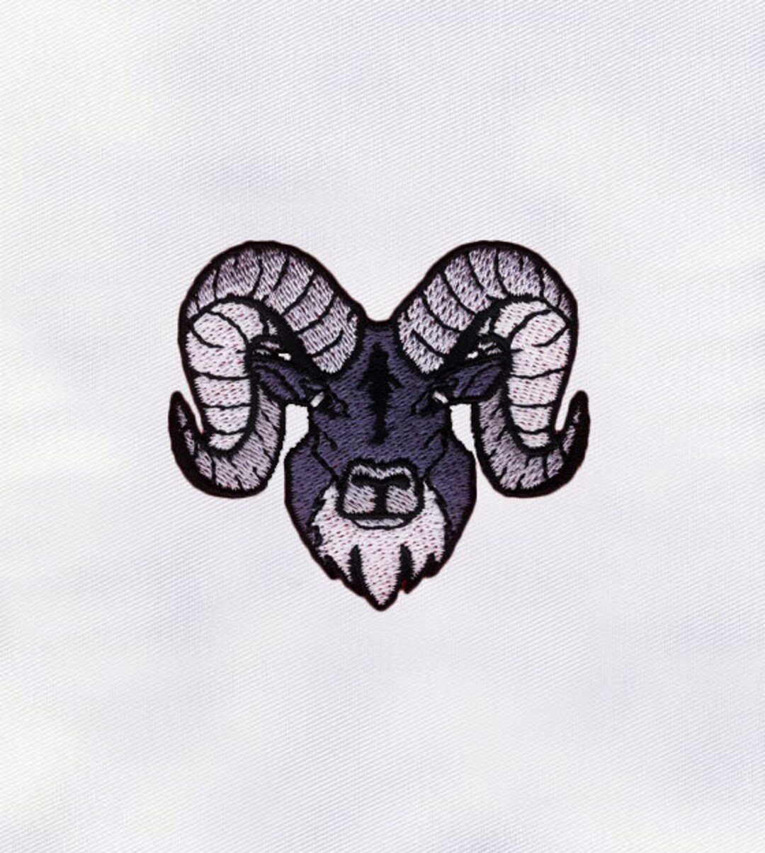 Argali Head Embroidery Design Animal Embroidery Design Ram Embroidery ...