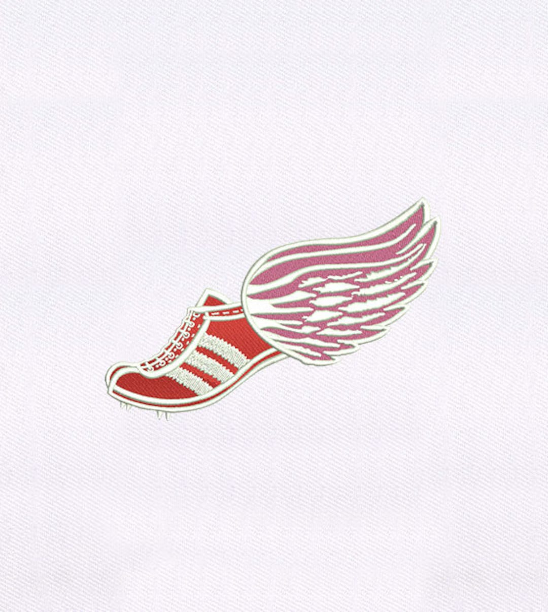 Flying Shoe Embroidery Design | Shoe Embroidery Design | Shoe With ...