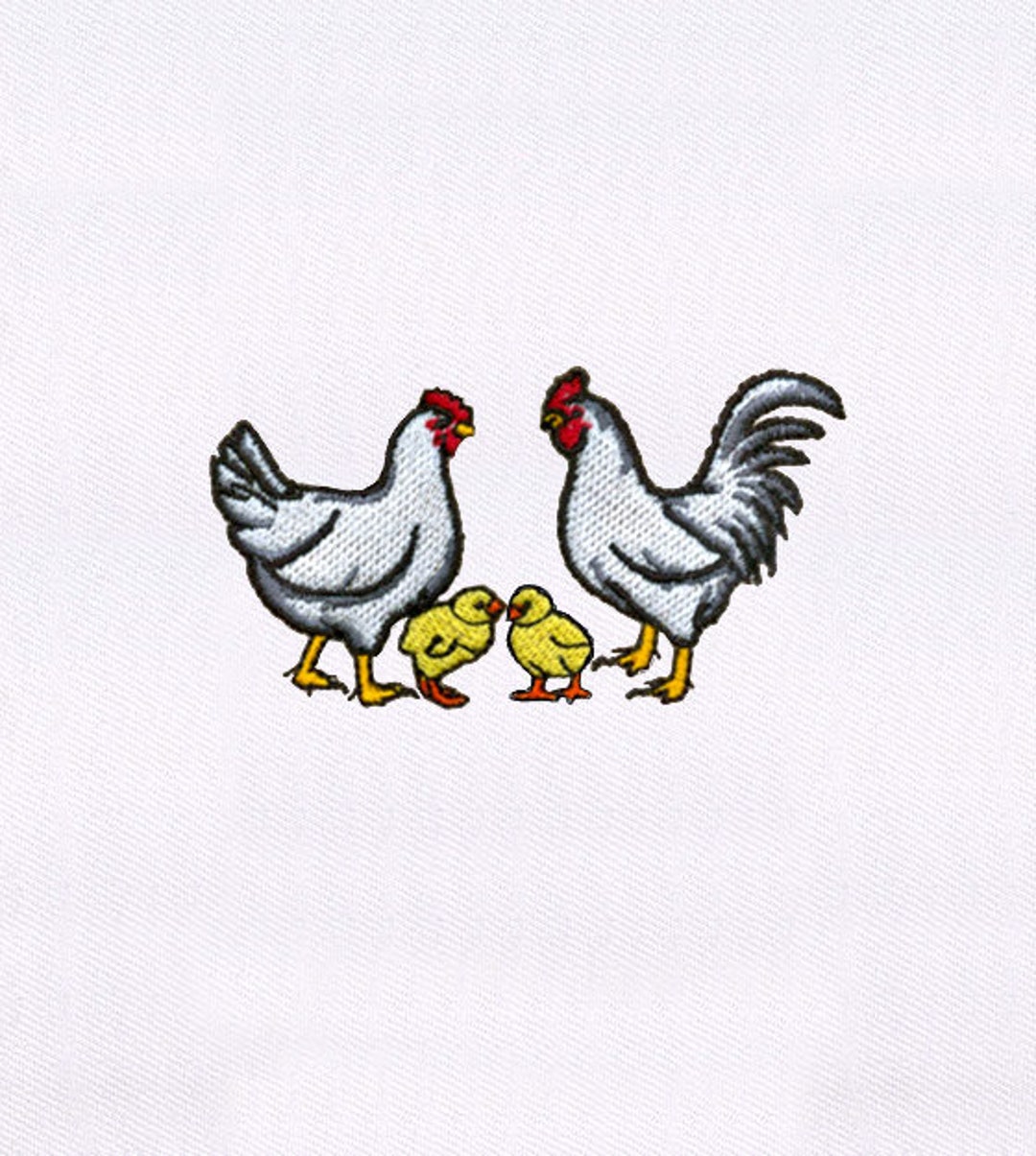 Chicken Family Machine Embroidery Design | Bird Embroidery Design ...