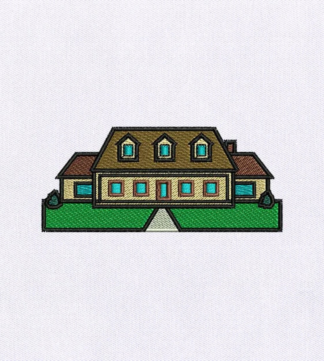 Quaint Little House Embroidery Design |home Sweet Home Embroidery ...