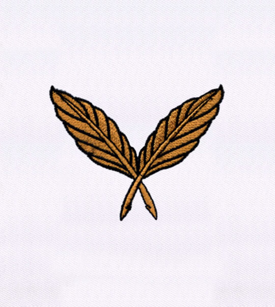 Antediluvian Quill Pen Embroidery Design | Writing Embroidery Design ...