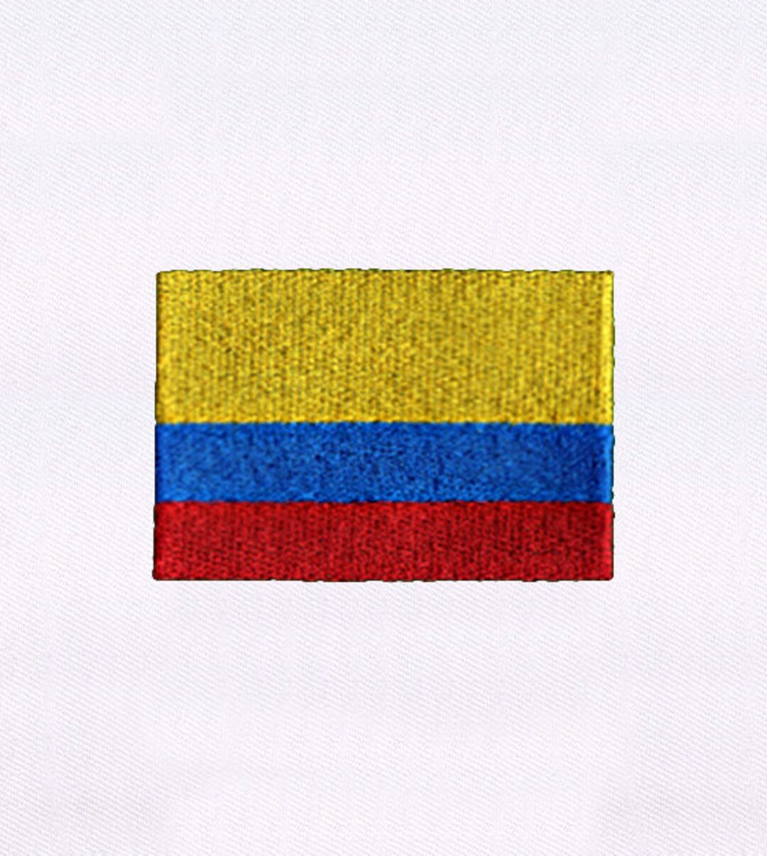 National Flag of Colombia Embroidery Design Flag Embroidery Design Flag ...