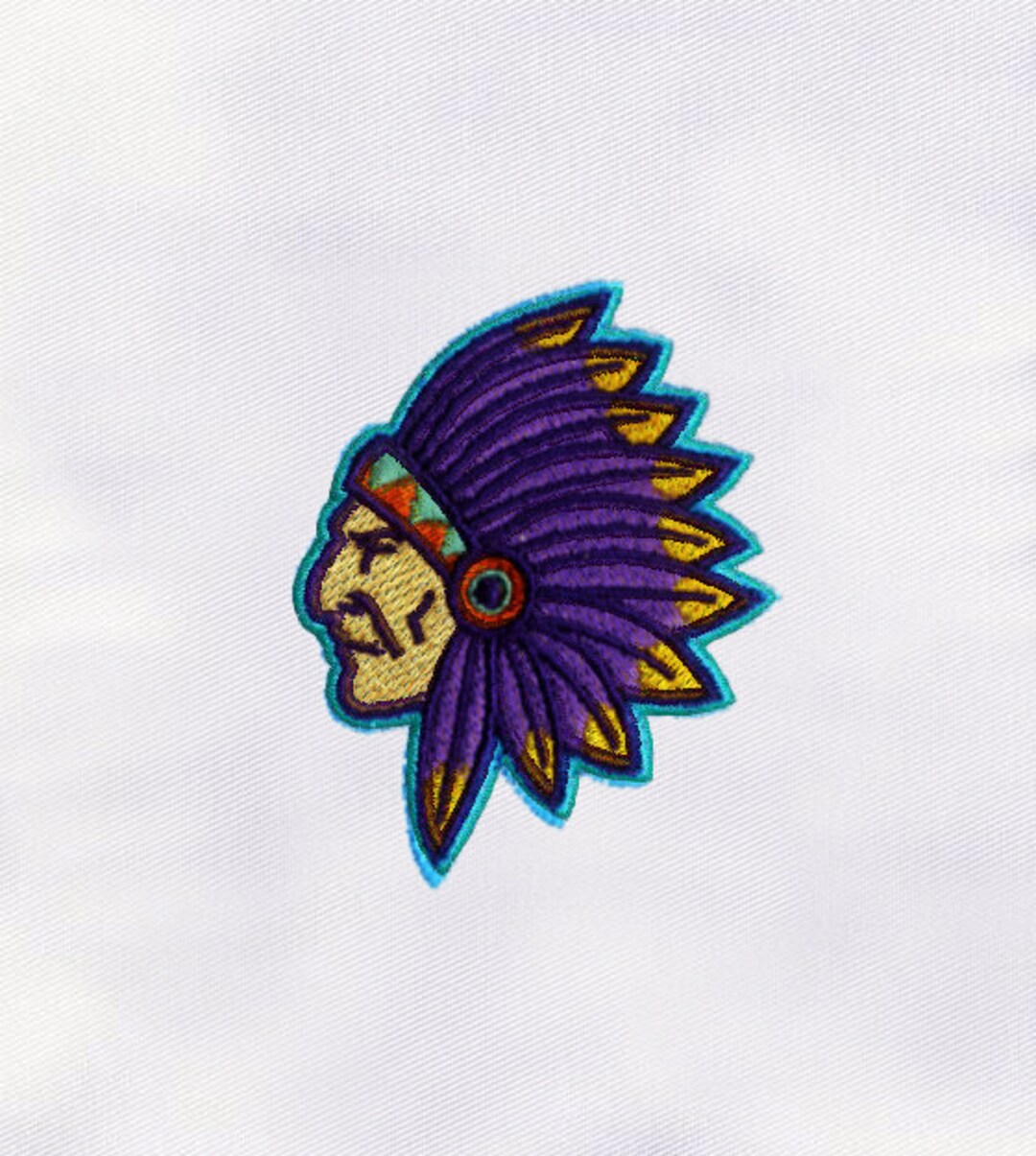Native American War Bonnet Embroidery Design | Native American ...