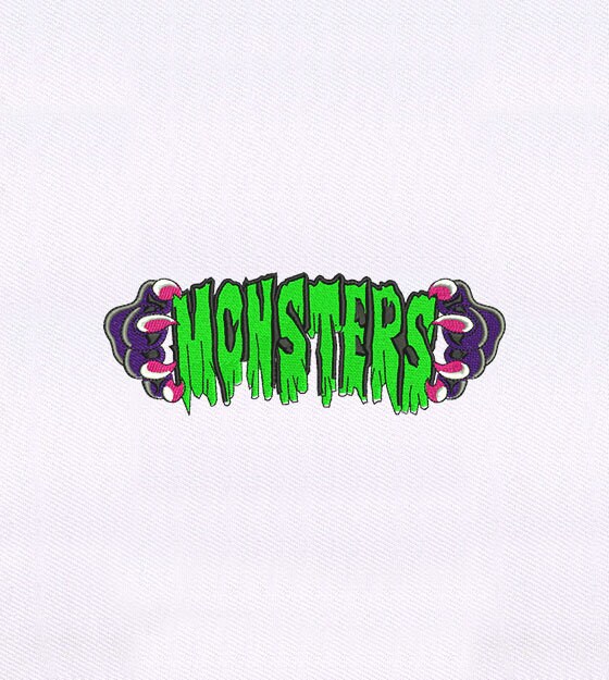 Monster Embroidery Design Font Embroidery Design Monster Claw ...