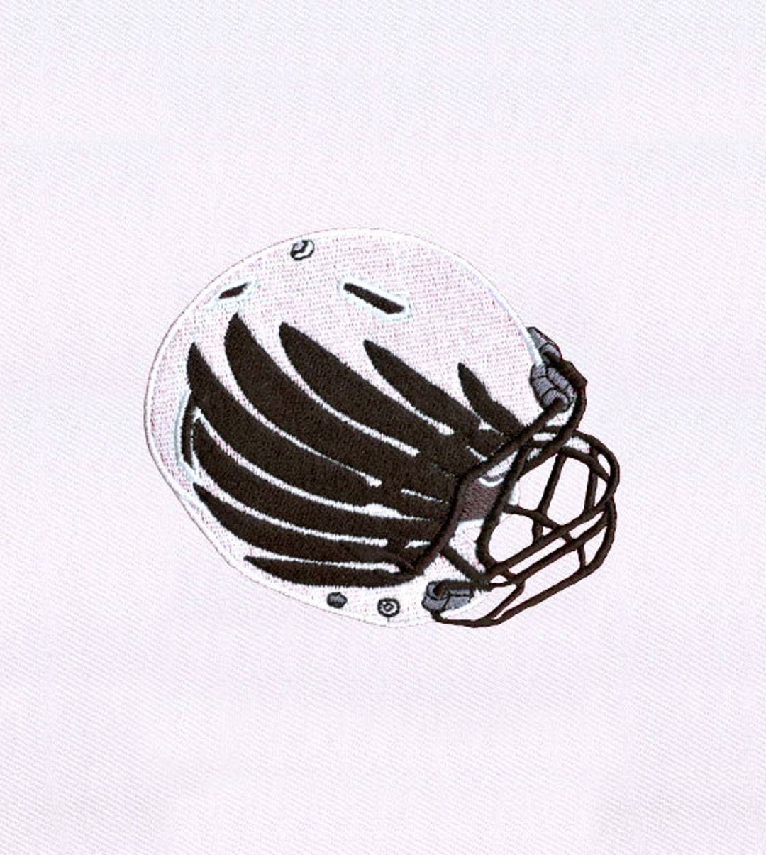Wing Printed Football Helmet Embroidery Design |sport Embroidery Design ...