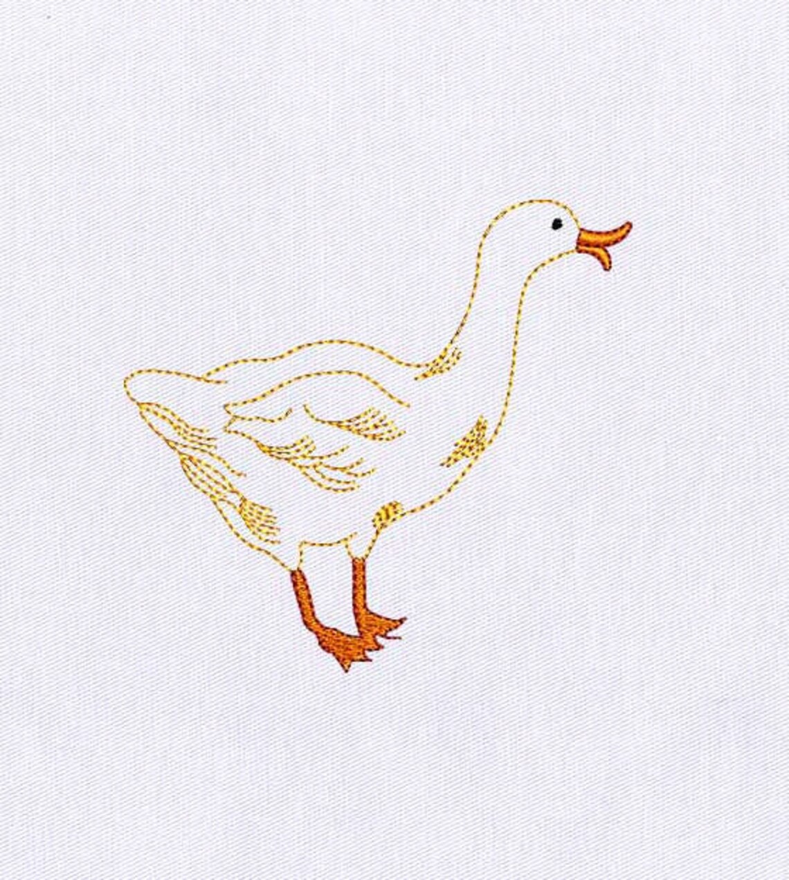 Precious Duck Machine Embroidery Design Bird Embroidery | Etsy