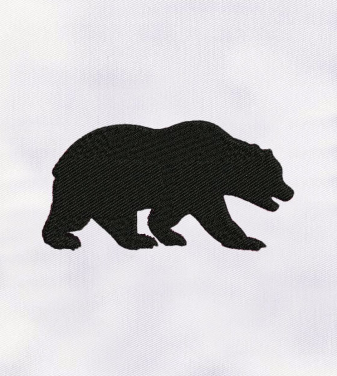 Black Bear Machine Embroidery Design | Animal Embroidery Design | Black ...
