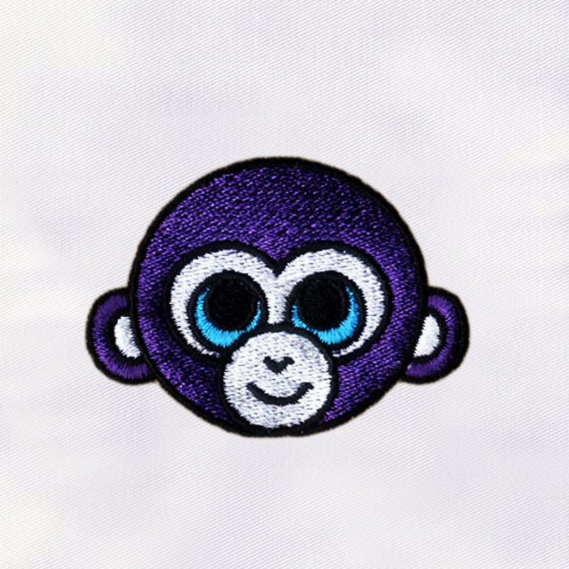 Monkey Embroidery - Etsy