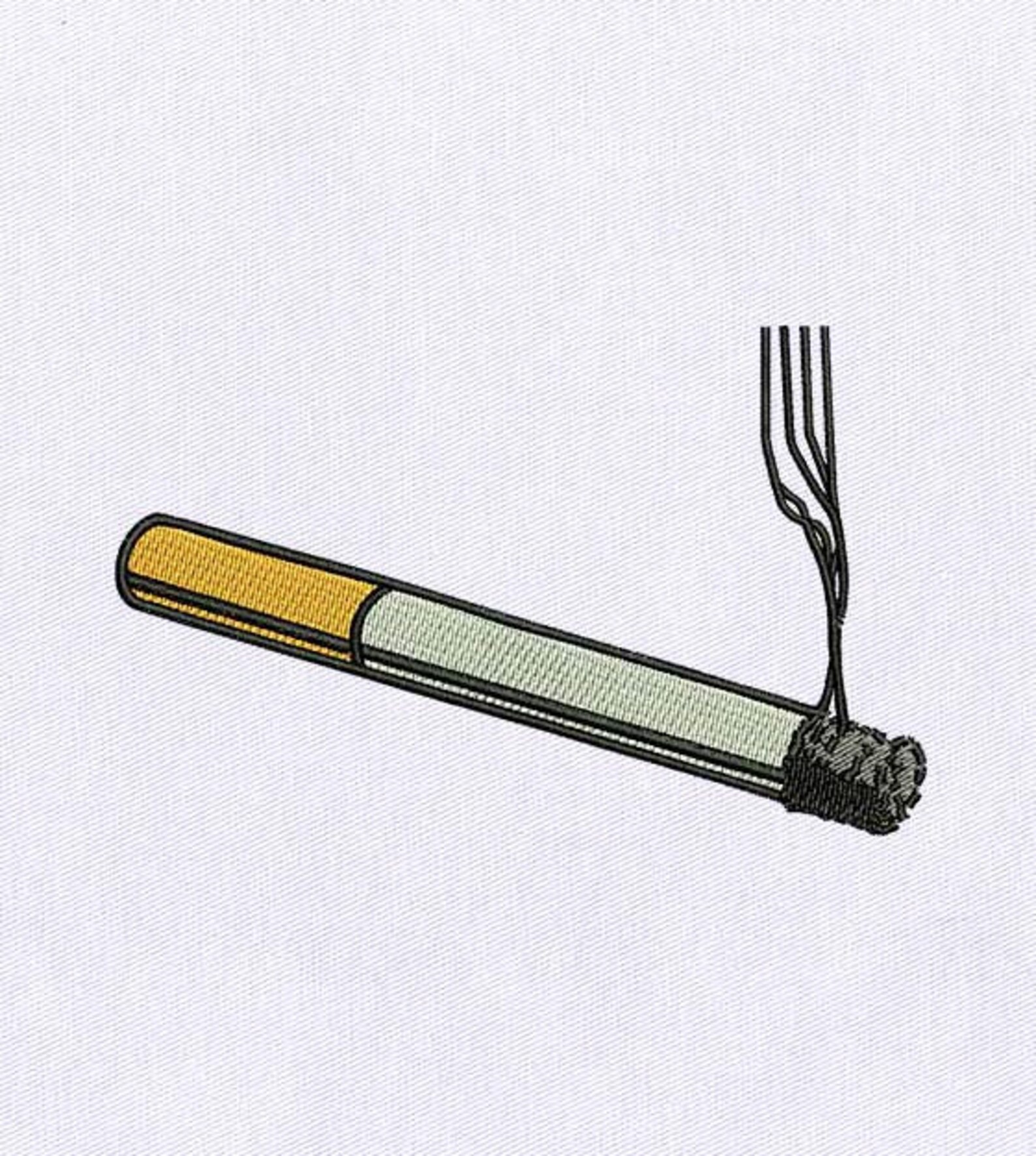 Cigarette Embroidery Design |smoking Embroidery Design | Tobacco ...