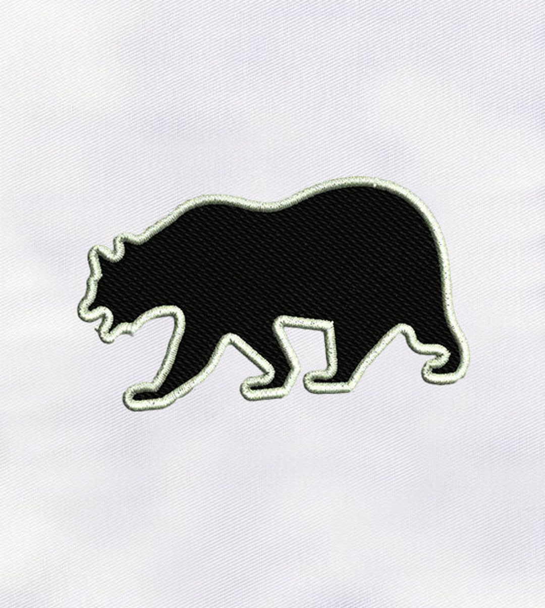 Black Bear Machine Embroidery Design | Animal Embroidery Design | Bear ...
