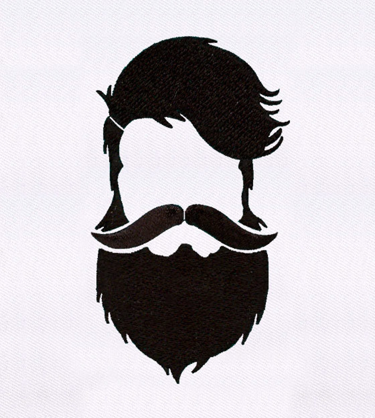 Beard Embroidery Design man Embroidery Design Fashion - Etsy