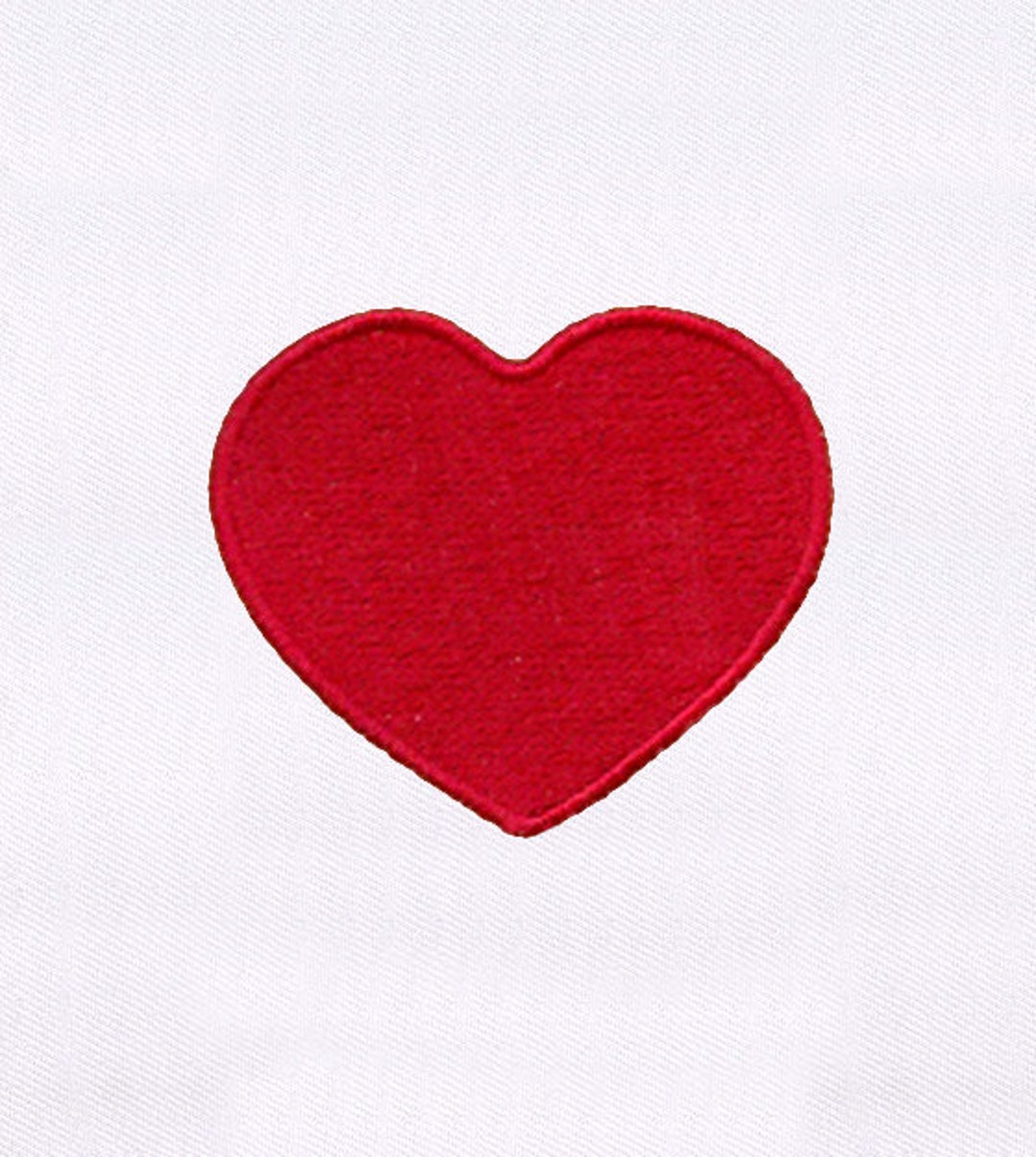 Classic Red Heart Machine Embroidery Design | Love Heart Embroidery ...