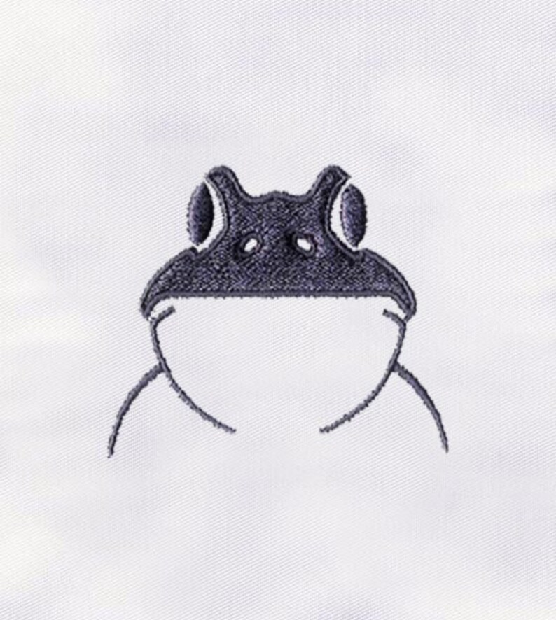 Frog Embroidery Design Frog Applique Embroidery Design - Etsy