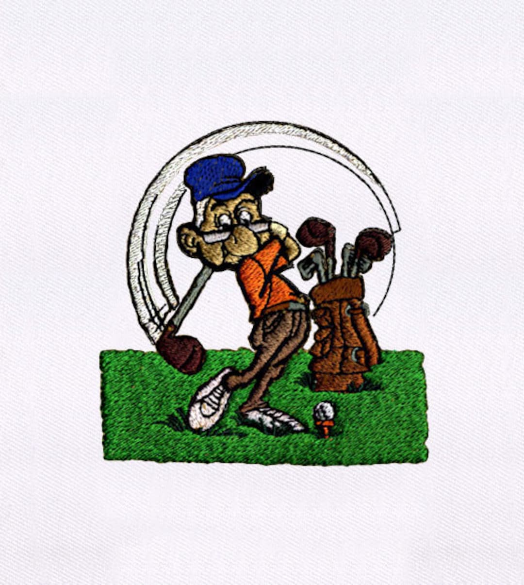 Grandpa Play Golf Embroidery Design | Sport Embroidery Design | Golf ...