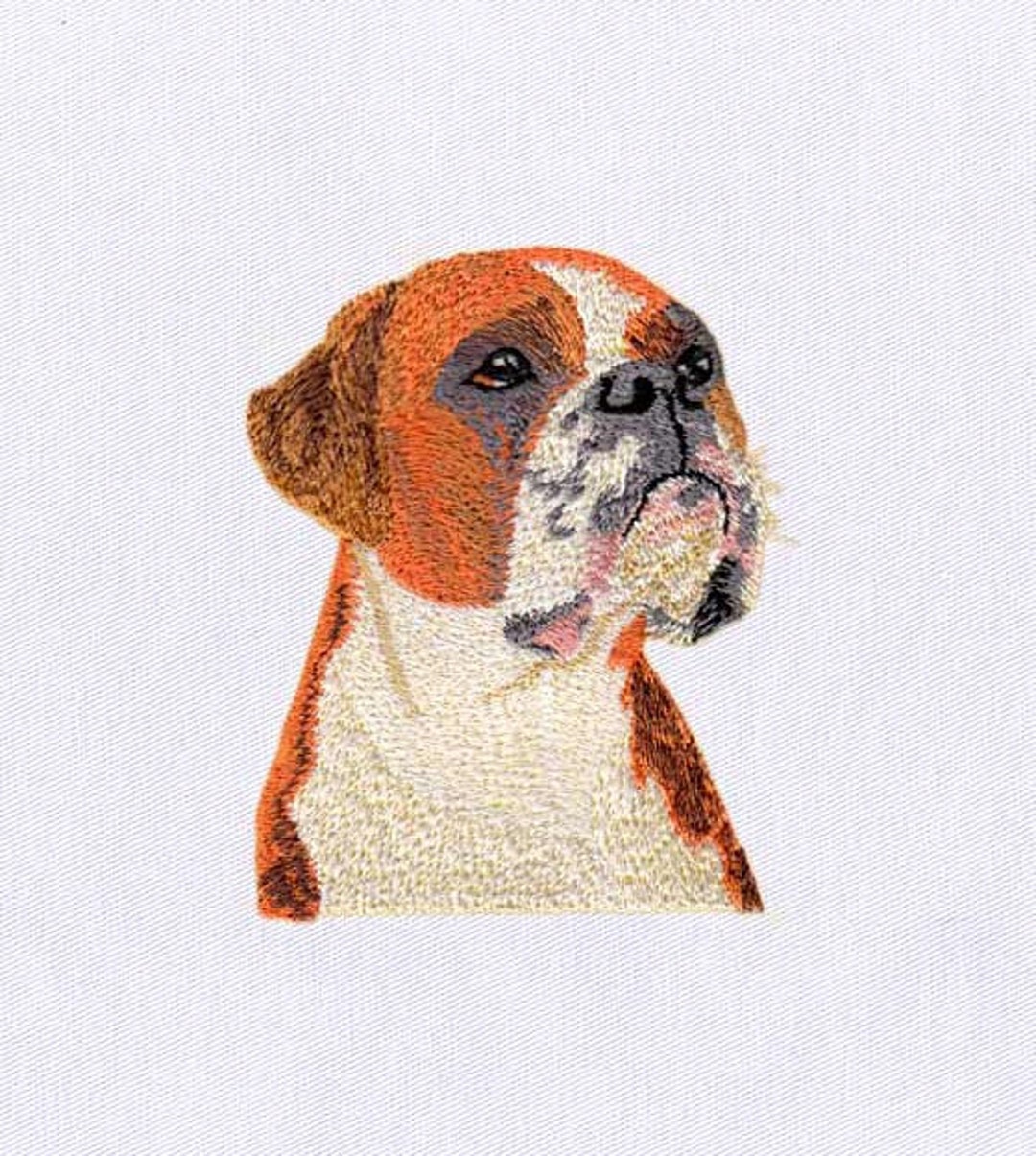 Boxer Dog Machine Embroidery Design | Animal Embroidery Design | Dog ...