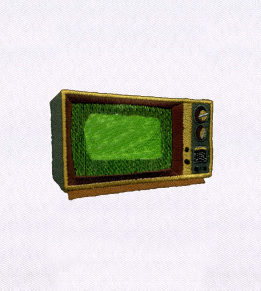 Vintage Television Embroidery Design |old TV Embroidery Design |classic ...