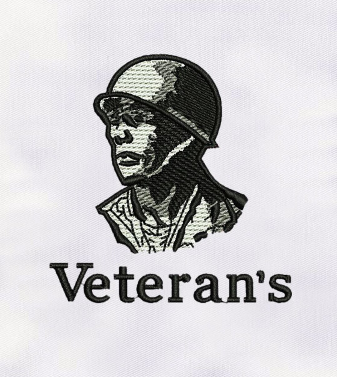 Veteran Soldier Machine Embroidery Design | Military Embroidery Design ...