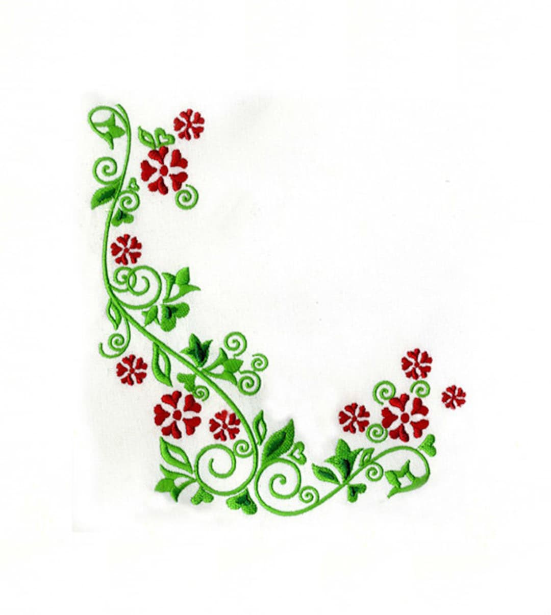 Flower Vine Outline Designs