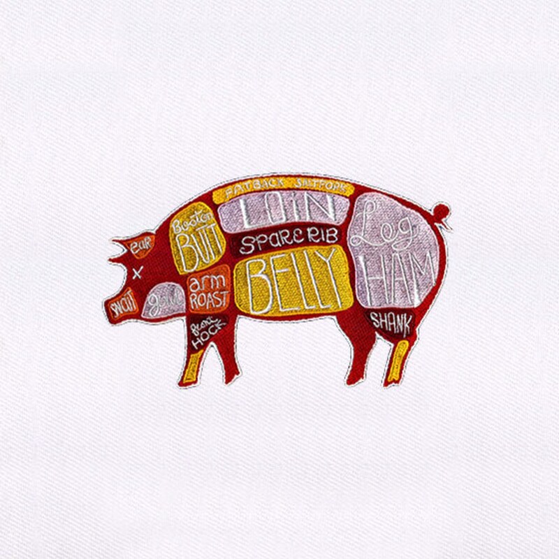Pig Embroidery - Etsy