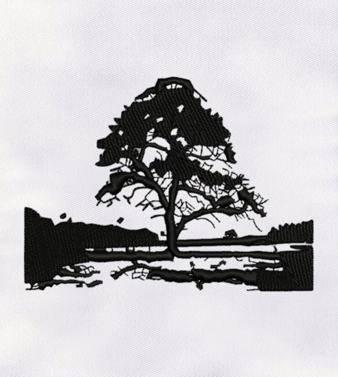 Tree Machine Embroidery Design | Scenery Embroidery Design |plant ...