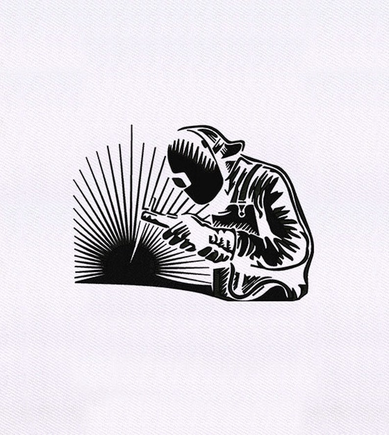 Welding Handyman Embroidery Design | Welder Embroidery Design ...