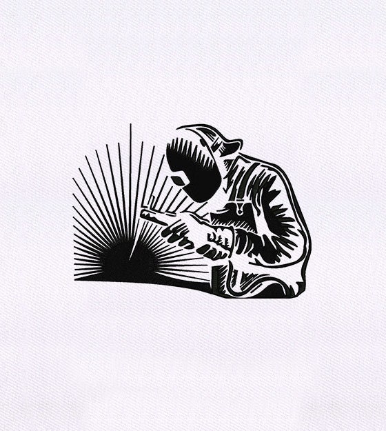 Welding Handyman Embroidery Design | Welder Embroidery Design ...